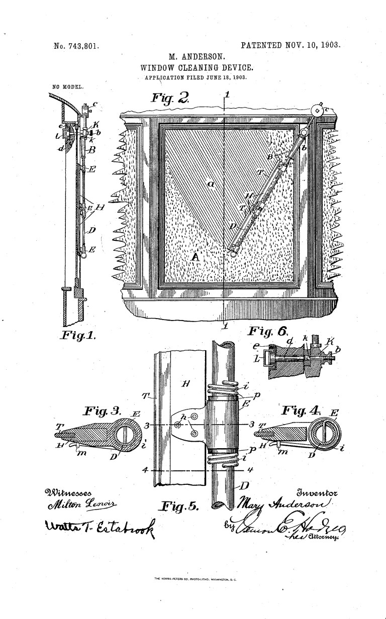 first electric windshield wiper