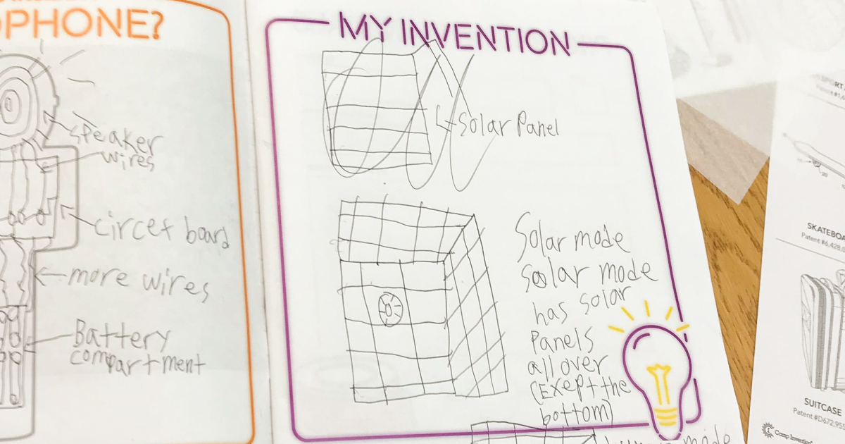 Why Every Camp Invention Participant Receives Inventor Logs | National ...