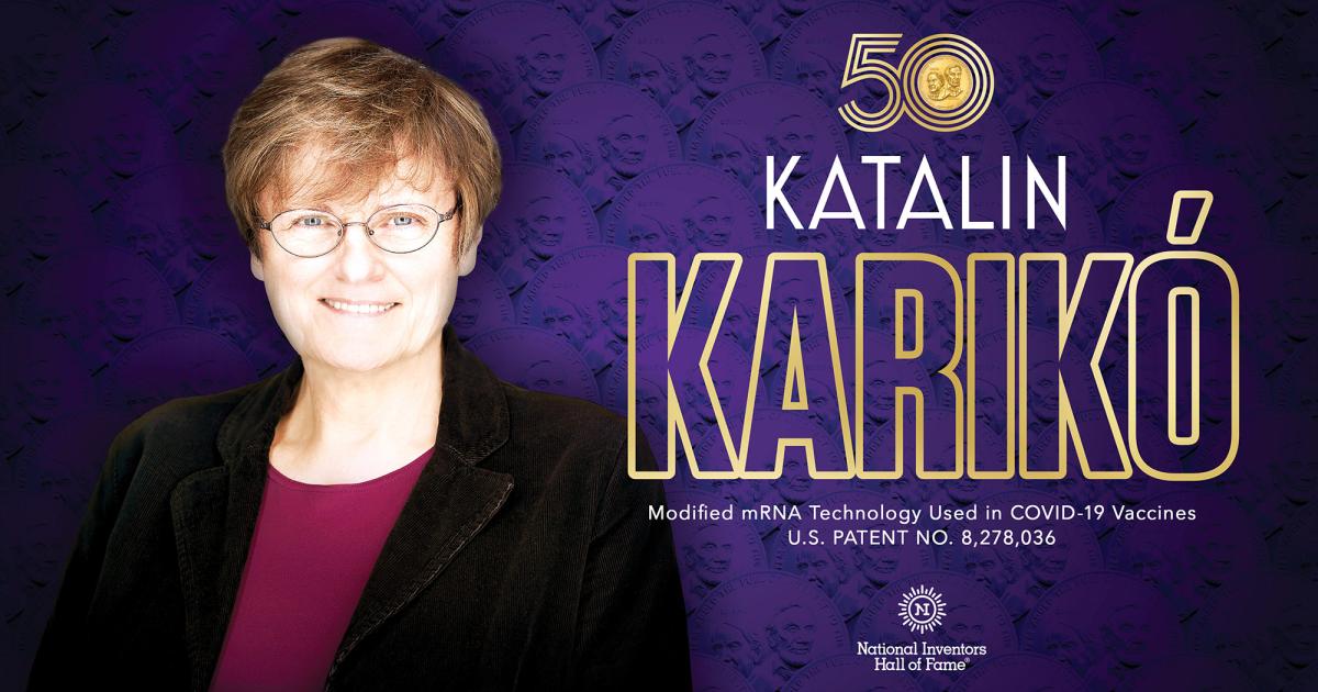 2023 Inductee Katalin Karikó | National Inventors Hall of Fame®