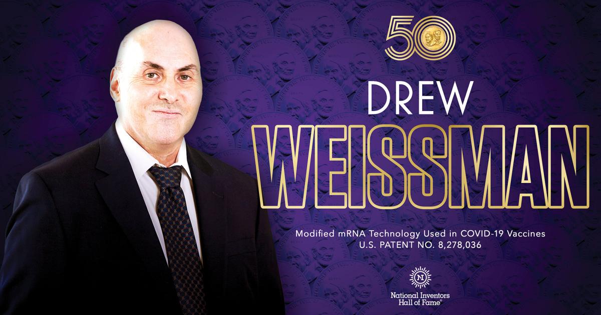 2023 Inductee Drew Weissman | National Inventors Hall of Fame®
